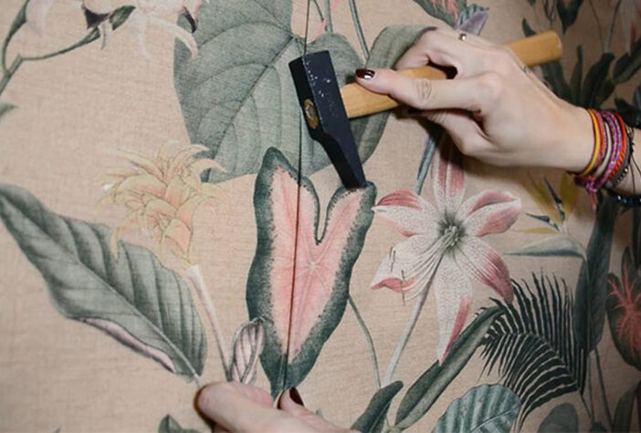 Tapizar la pared con tela - compra online » telas.es